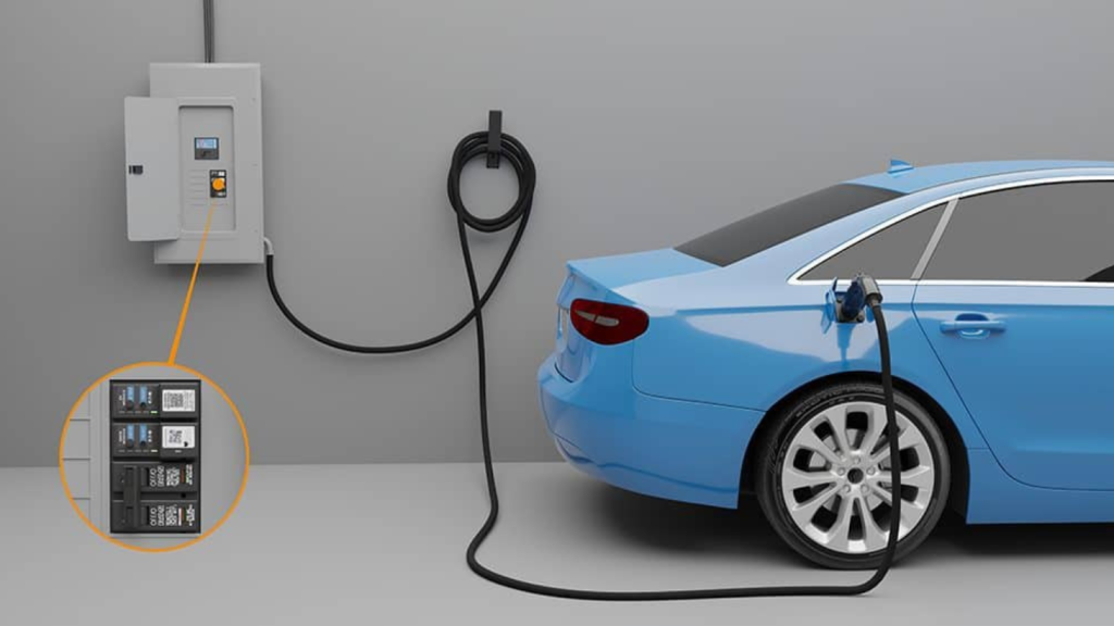 How to install an electric car charging station in an underground ...